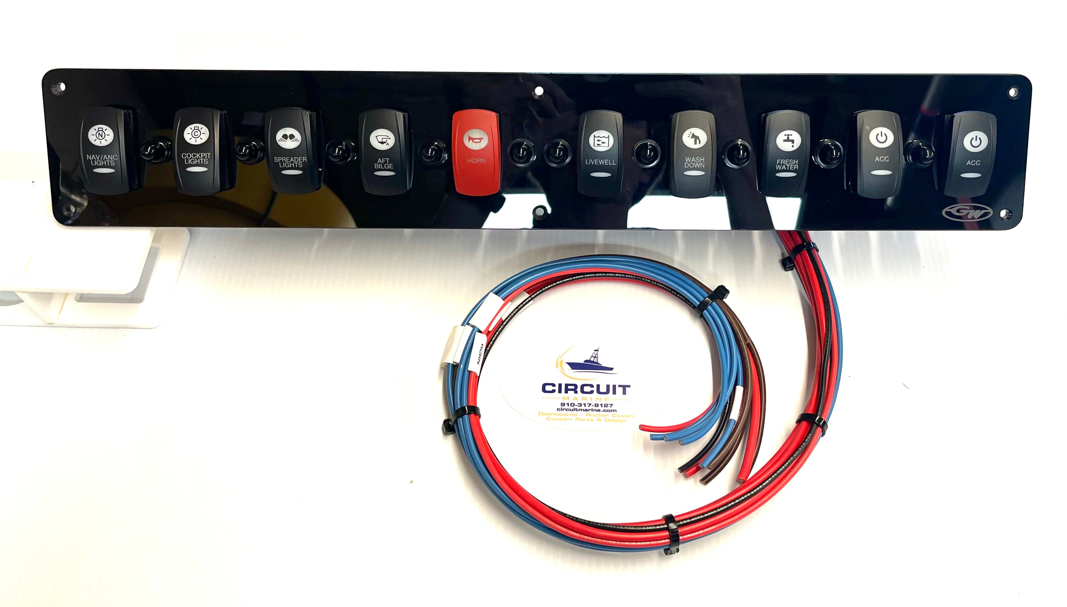 Custom Boat Rocker Switch Covers – Circuit Marine