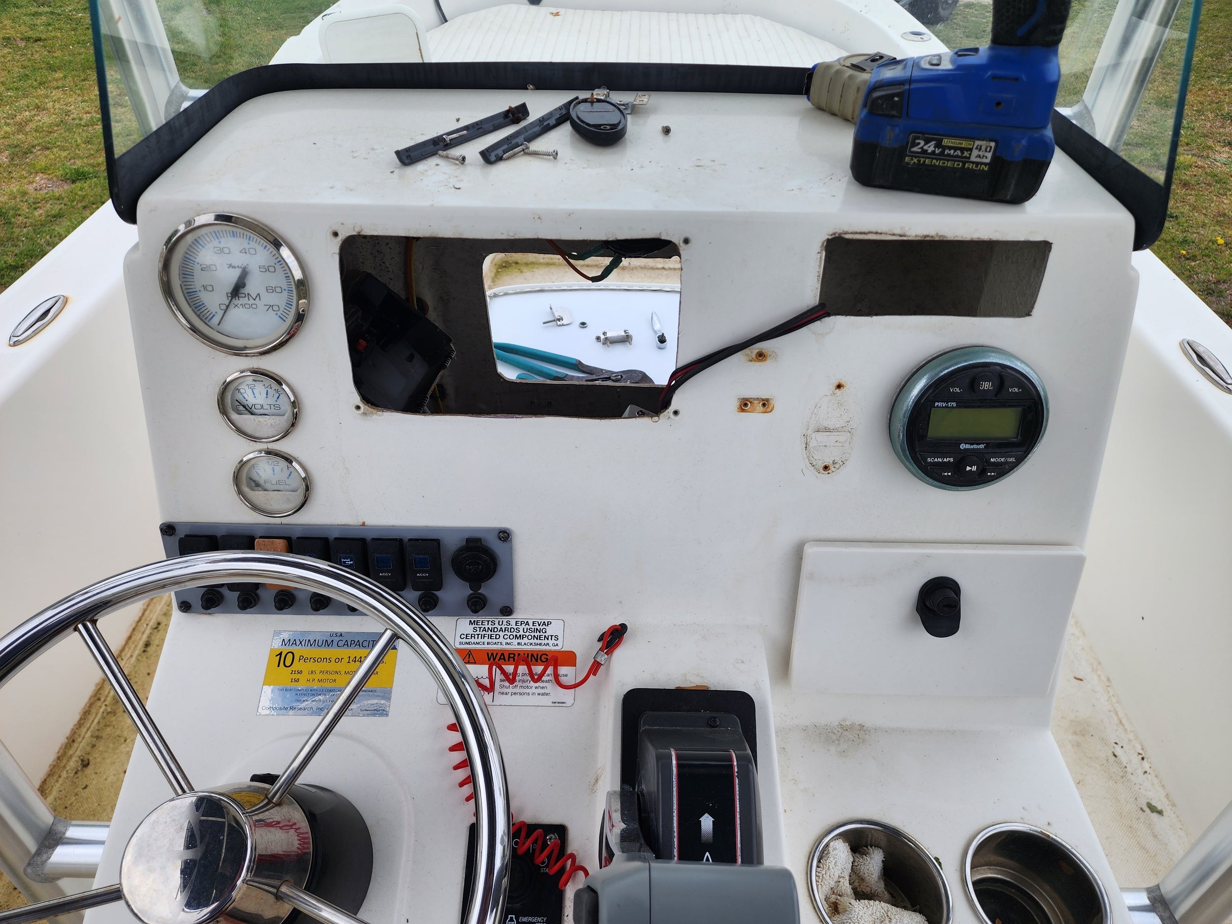Custom Boat Dashboard Panel Projects – Circuit Marine